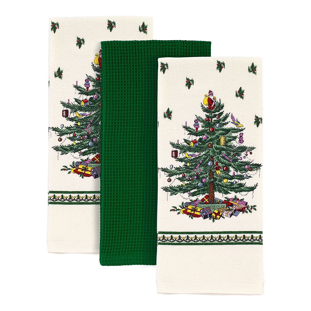 Spode Christmas Tree Kitchen Towel 3-pk.