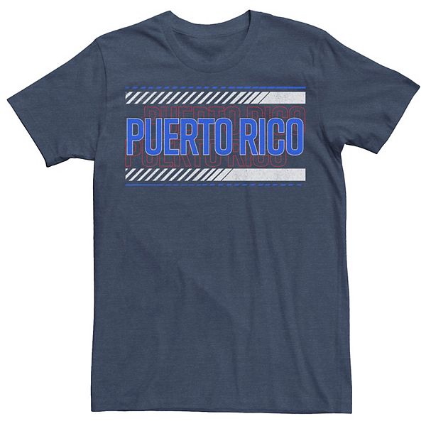 Men's Gonzales Puerto Rico Text Overlay Tee