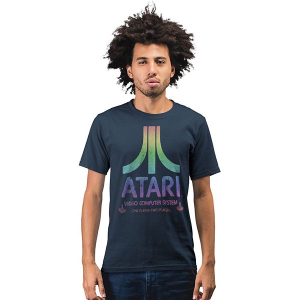 Men's Atari Vintage Rainbow Logo Tee