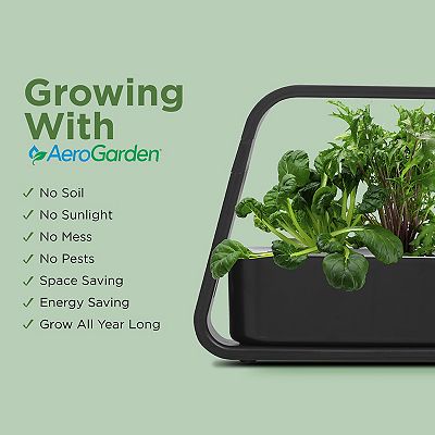 Aerogrow Aerogarden Countertop Herb Garden Miracle Gro AeroGarden The