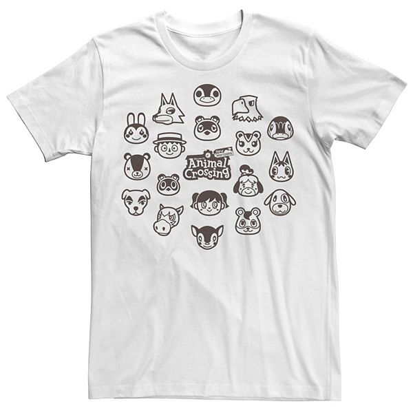Men's Animal Crossing New Horizons Group Shot Villagers Tee