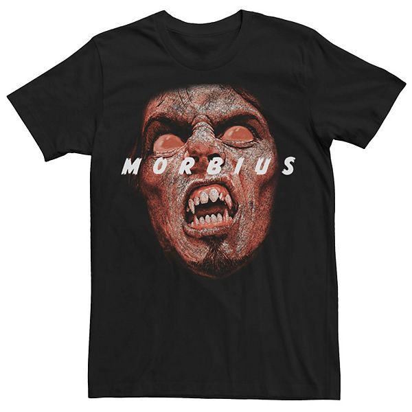 Men's Marvel Morbius The Living Vampire Big Face Tee