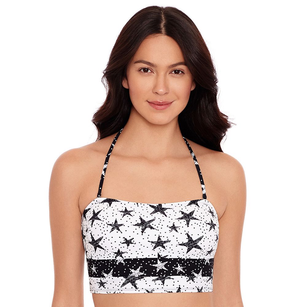 Juniors' SO® Star Convertible-Strap Tube Swim Top
