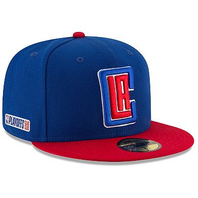 Men's New Era Blue LA Clippers 2020 NBA Playoffs Bound 2-Tone 59FIFTY ...