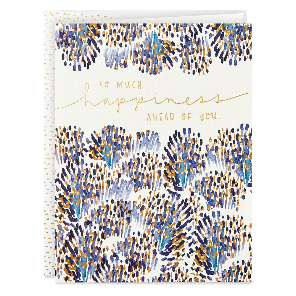 Hallmark Good Mail "So Much Happiness" Wedding Greeting Card