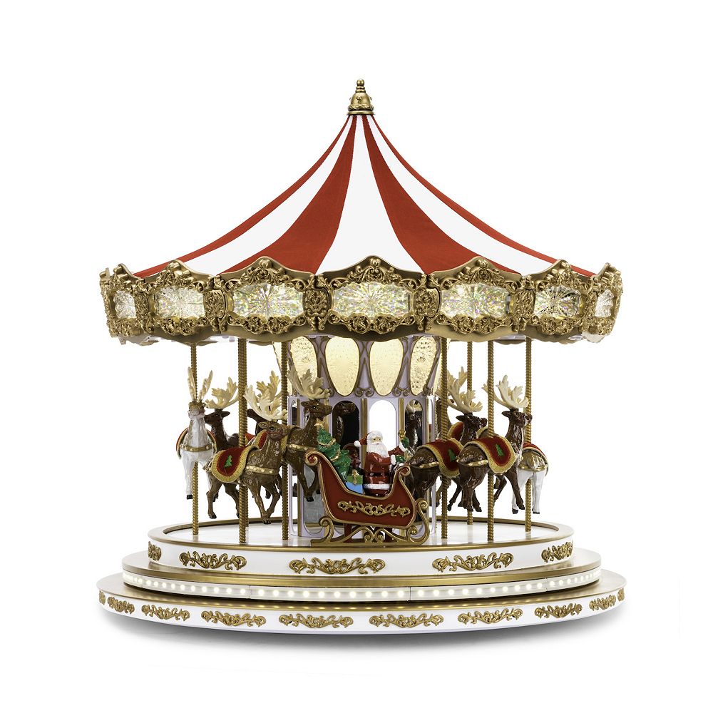 Mr Christmas Regal 17" Carousel Table Decor