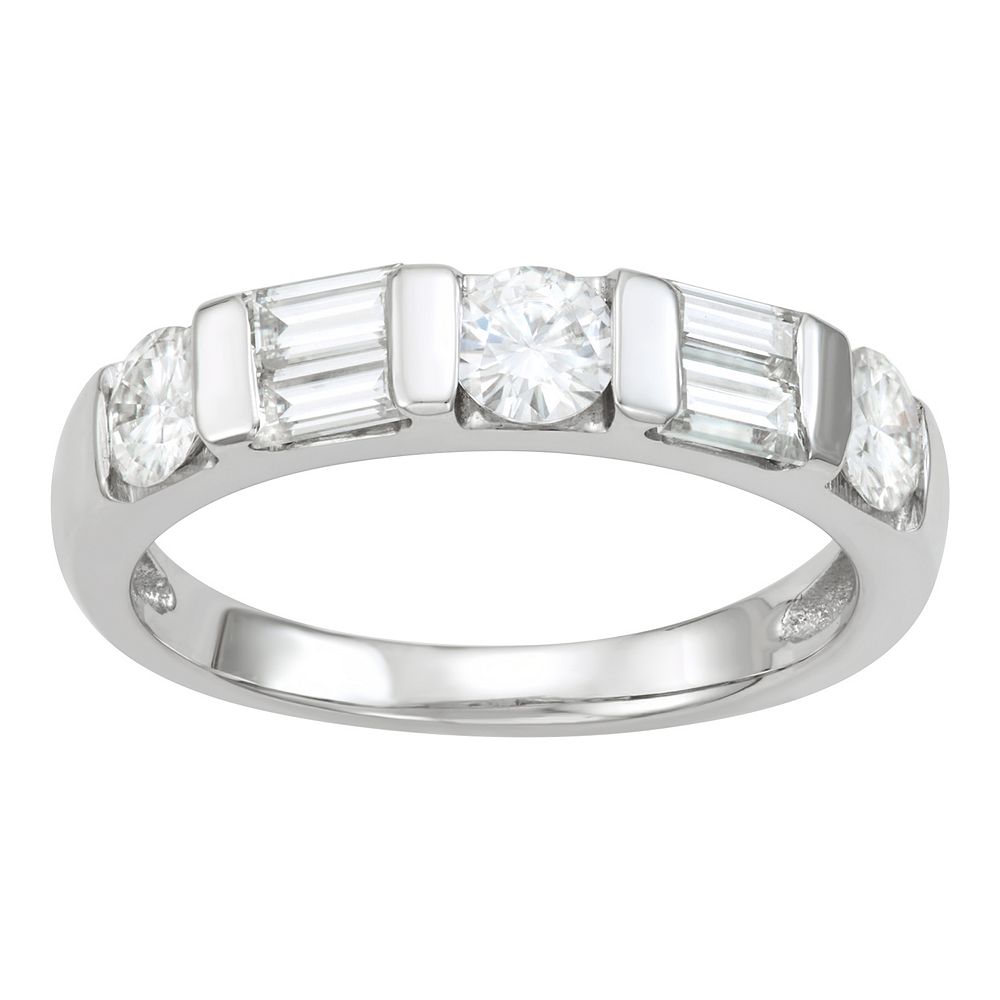 Charles & Colvard 14k White Gold 1 1/6 Carat T.W. Lab-Created ...
