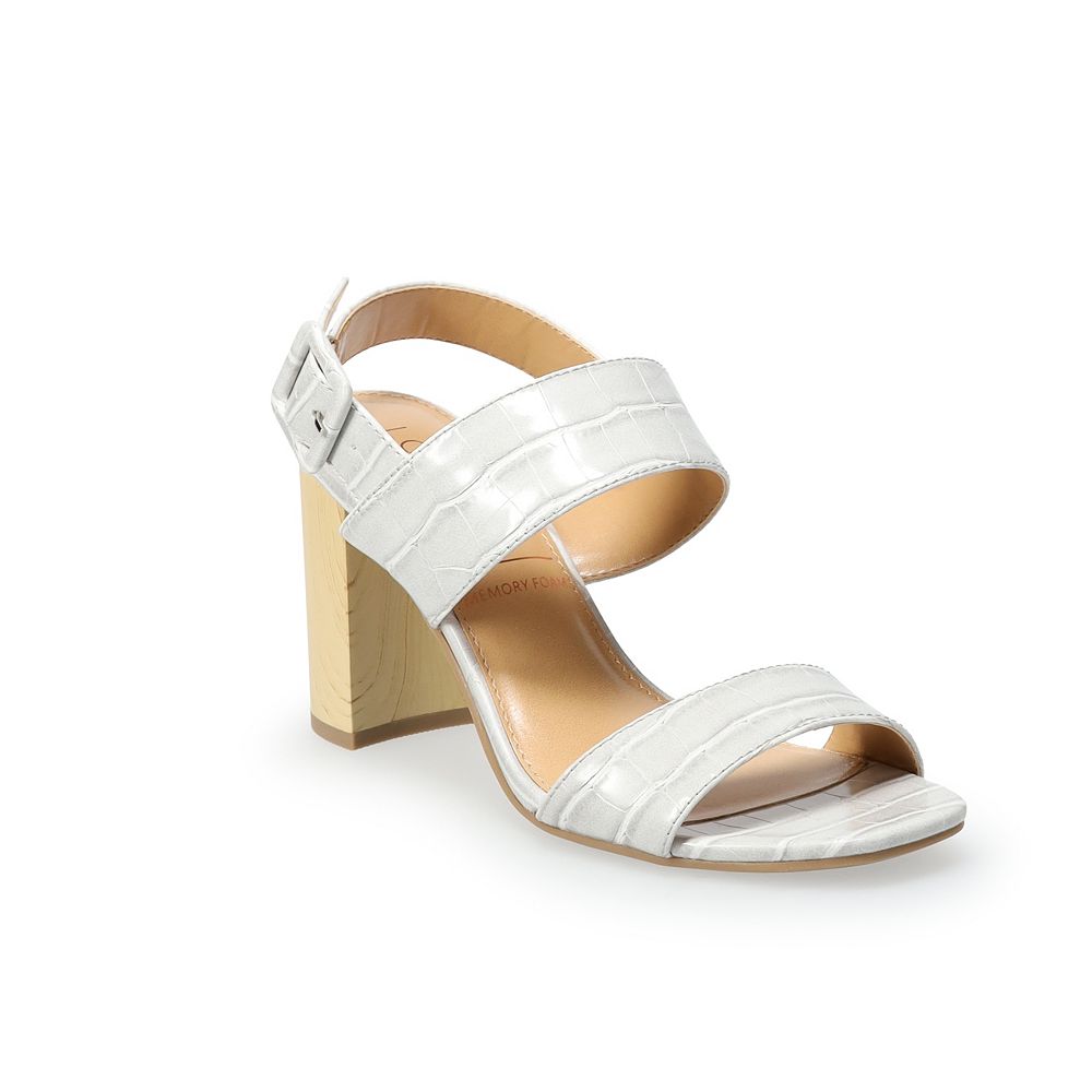 LC Lauren Conrad Matcha Women's High Heel Sandals