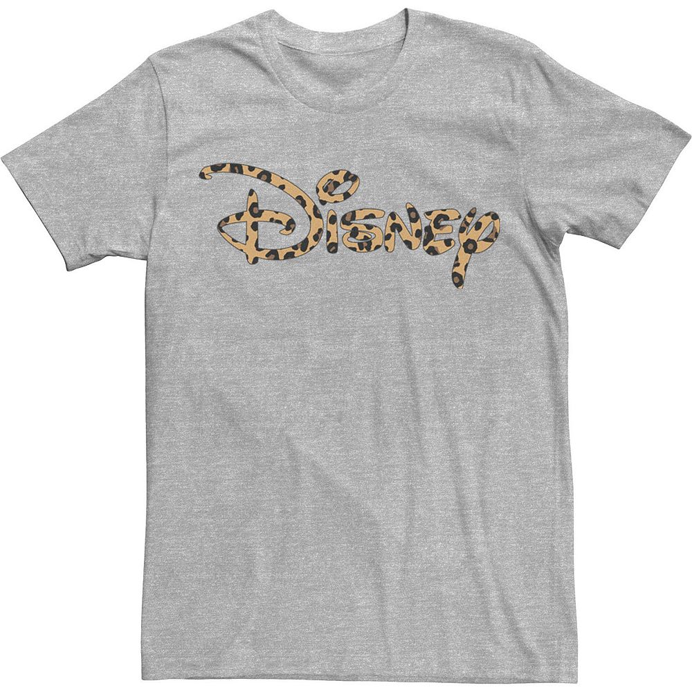 Disney's Logo Leopard Fill Men's Tee