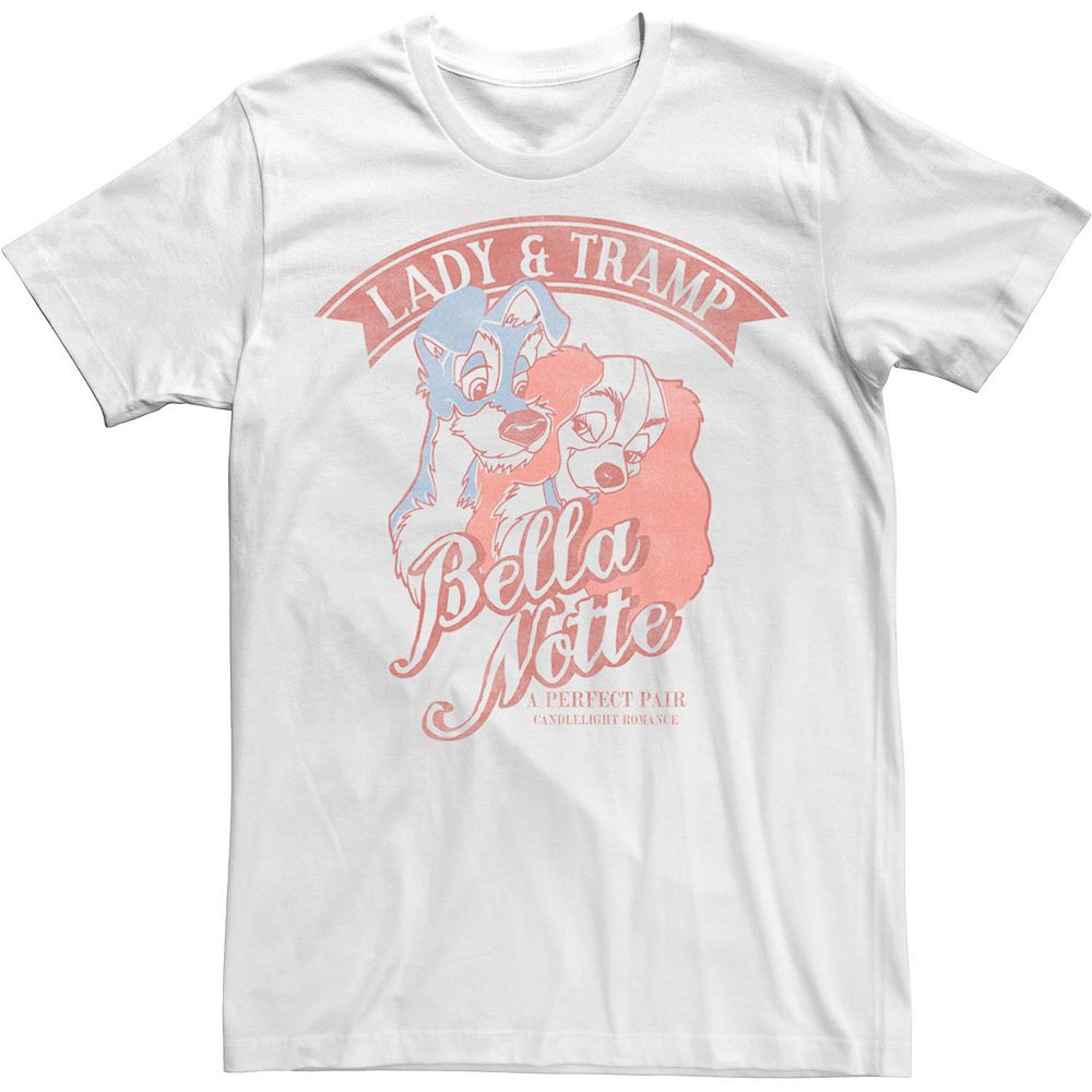 Disney's Lady & The Tramp Bella Notte Portrait Men's Tee