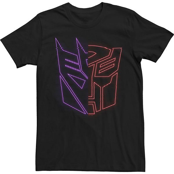 Men's Transformers: War For Cybertron Holographic Split Logo Tee