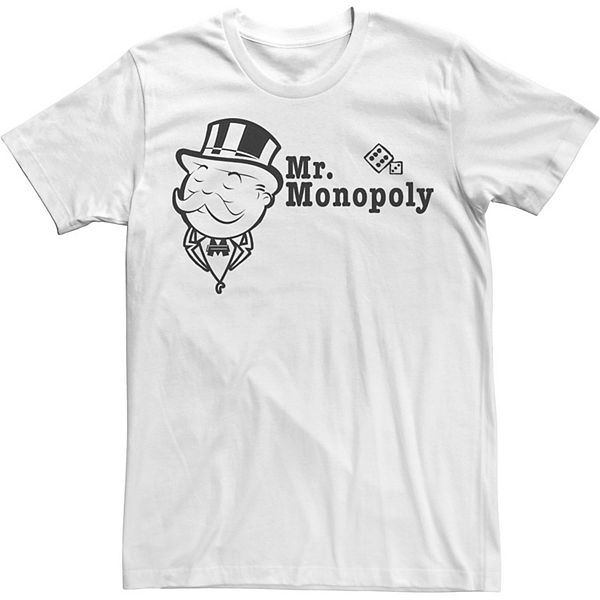 Men's Monopoly Mr. Monopoly Portrait Tee