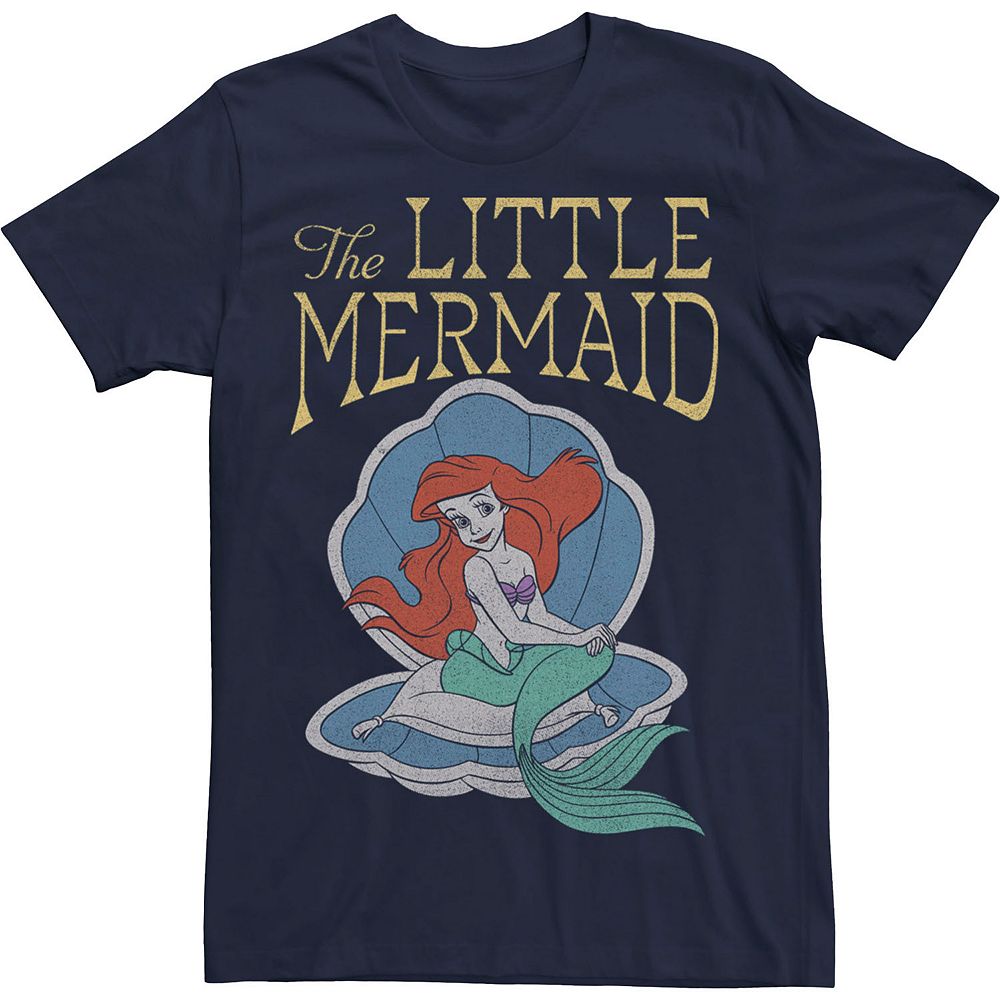Disney's The Little Mermaid Ariel Shell Portrait Men's Tee