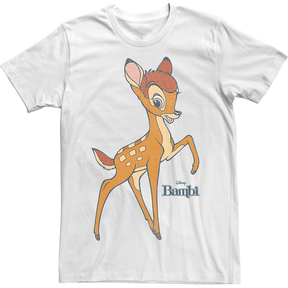 Disney's Bambi Men's Simple Portrait Logo Tee