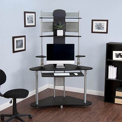 Studio Designs Home Office Furniture Arch Tower Computer Desk, Silver ...