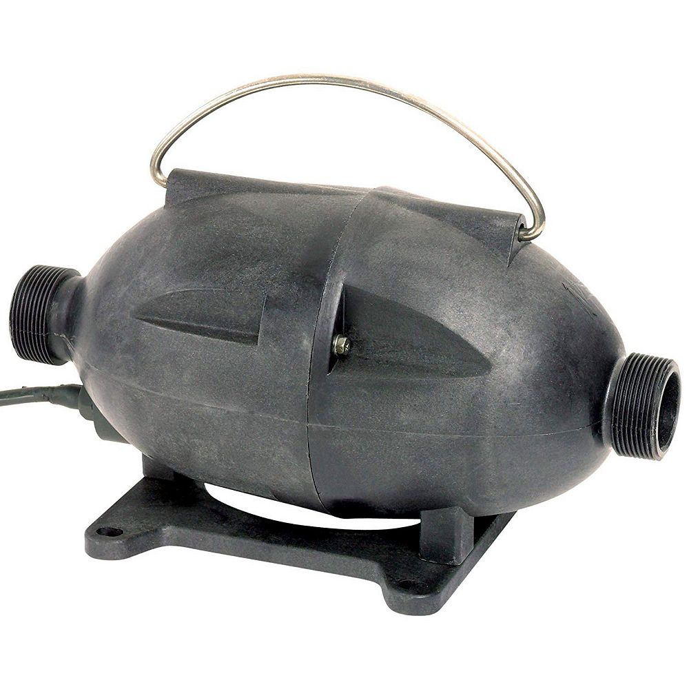 Cal Pump T4000 Torpedo 4,000 GPH Submersible Pond and Waterfall Pump, Black