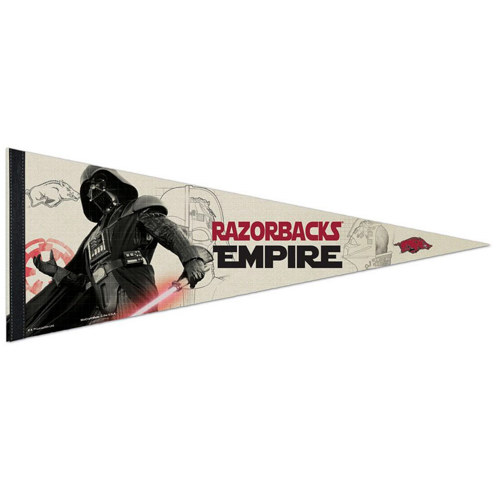 WinCraft Arkansas Razorbacks Star Wars 12" x 30" Darth Vader Pennant