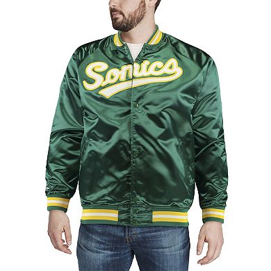 Men's Mitchell & Ness Green Seattle SuperSonics Hardwood Classics ...