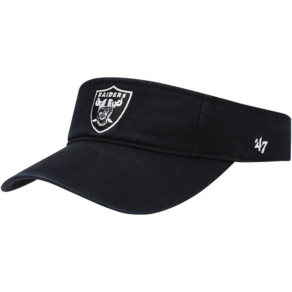 Men's '47 Black Las Vegas Raiders Clean Up Visor