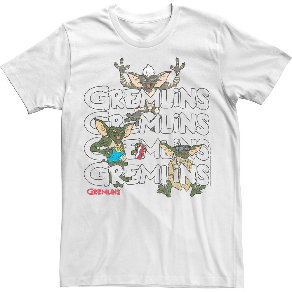 Men's Gremlins Text Stack Tee