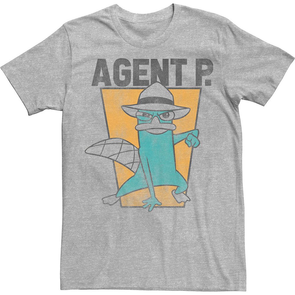 Disney's Phineas And Ferb Agent P Poster Men's Tee
