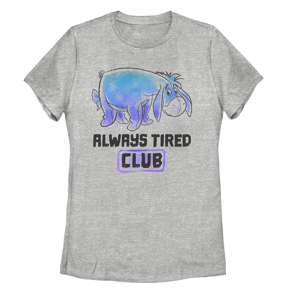 Disney's Winnie The Pooh Eeyore Juniors' Always Tired Club Tee