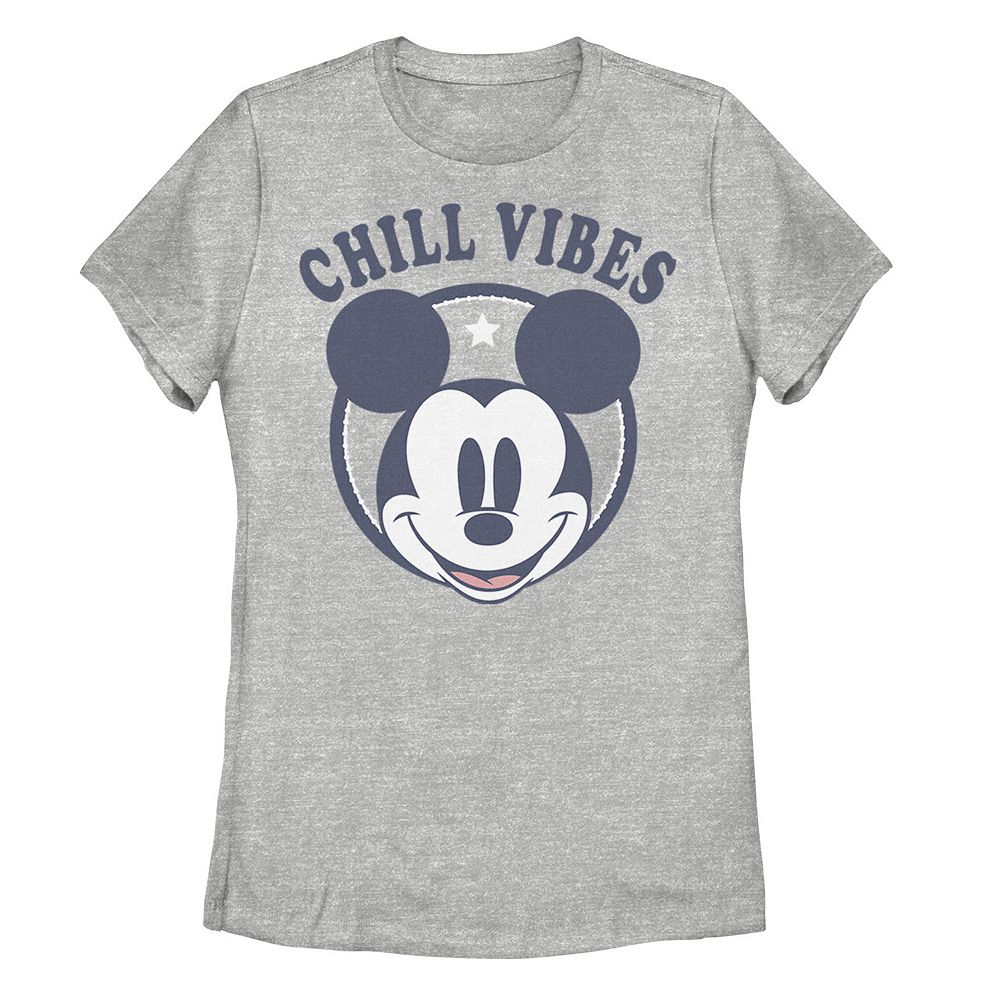 Disney's Mickey Mouse Juniors' Chill Vibes Graphic Tee
