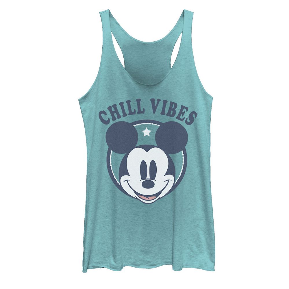 Disney's Mickey Mouse Chill Vibes Portrait Juniors' Tank Top