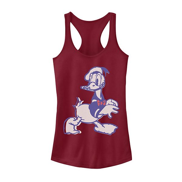 Disney's Donald Duck Juniors' Vintage Portrait Sketch Tank Top