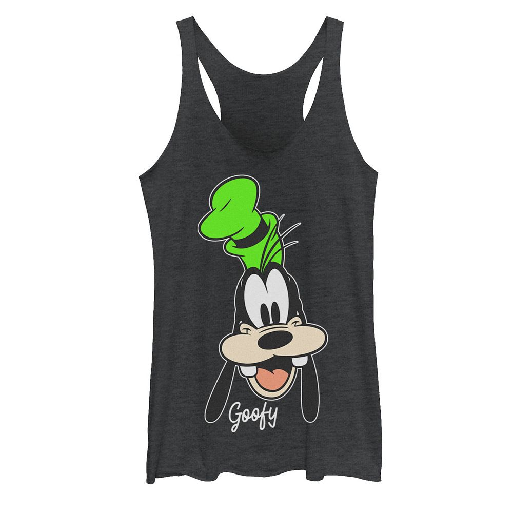 Disney's Goofy Juniors' Smiling Face Portrait Tank Top