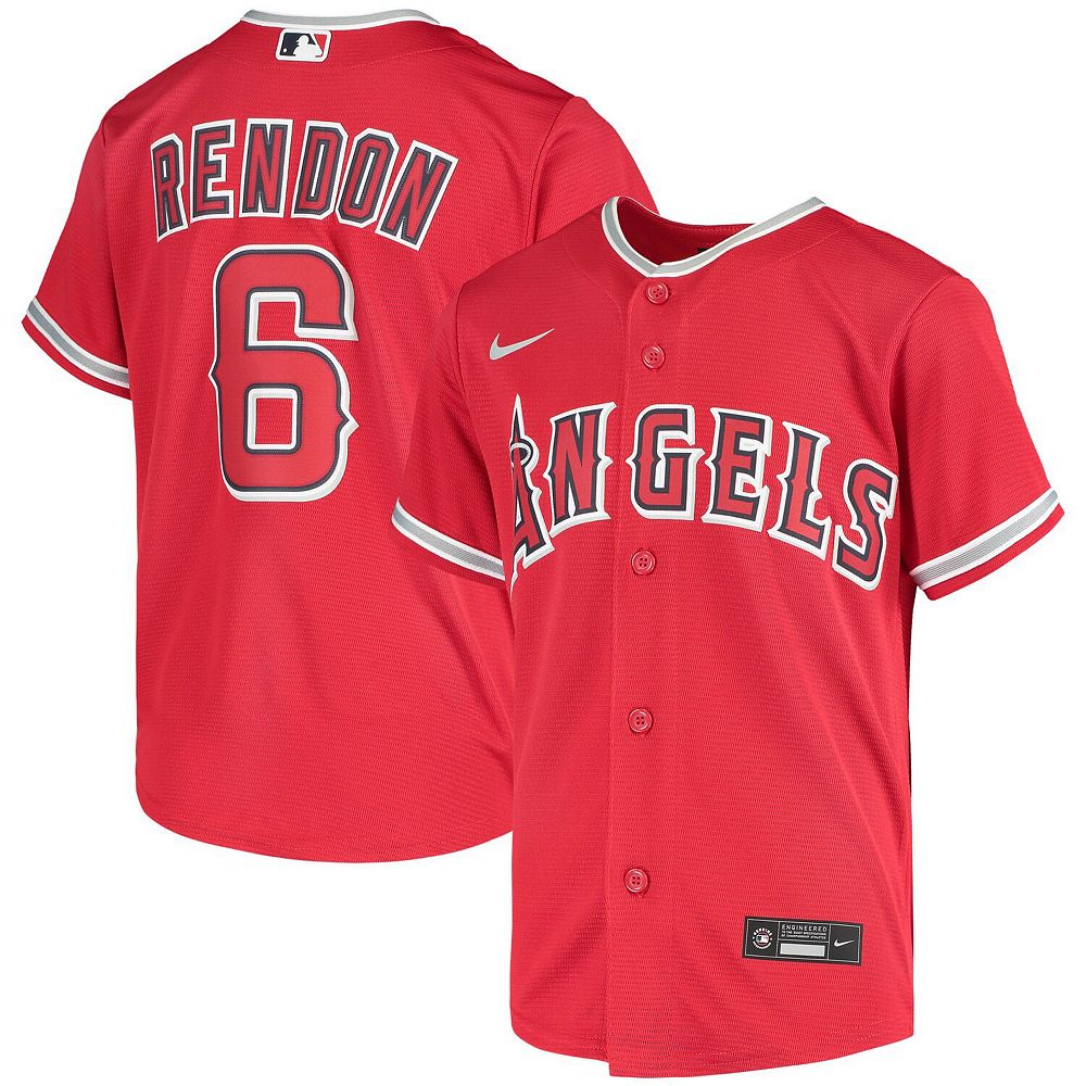 Youth Nike Anthony Rendon Red Los Angeles Angels Alternate Replica ...