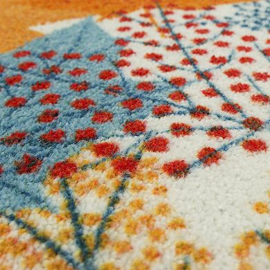 Mohawk® Home Multi-Color Leaves Rug