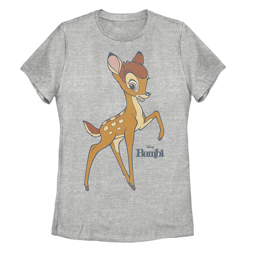 Disney's Bambi Simple Portrait Logo Juniors' Tee