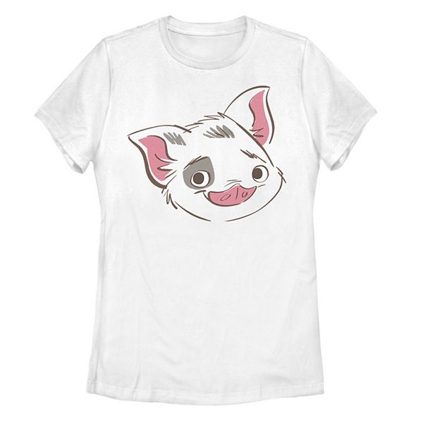 Disney's Moana Pua Juniors' Big Face Graphic Tee