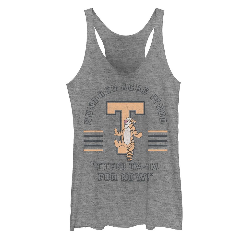 Disney's Winnie The Pooh Tigger Ta-Ta For Now Juniors' Tank Top