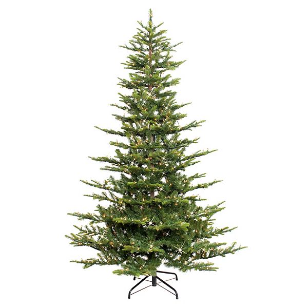 PULEO INTERNATIONAL 6.5-ft. Pre-Lit Arctic Fir Artificial Christmas Tree