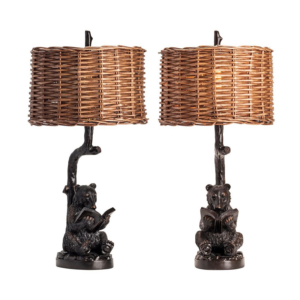 Bear Knowledge Table Lamp 2-piece Set