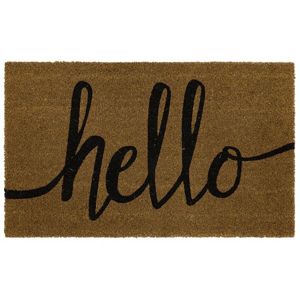 Mohawk® Home Hello Elegance Natural Coir Doormat - 18'' x 30''