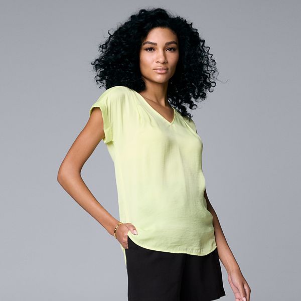 Women's Simply Vera Vera Wang V-Neck Top
