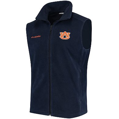 Men's Columbia Navy Auburn Tigers Flanker Fleece Vest