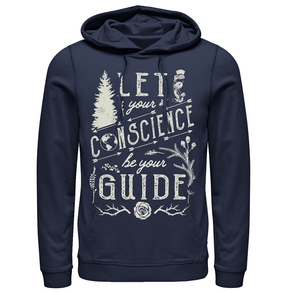 Disney's Pinocchio Men's Let Your Conscience Be Your Guide Hoodie