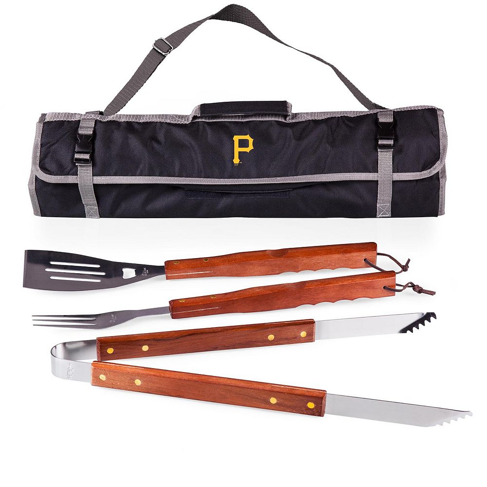 Picnic Time Pittsburgh Pirates BBQ Tote & Grill Set
