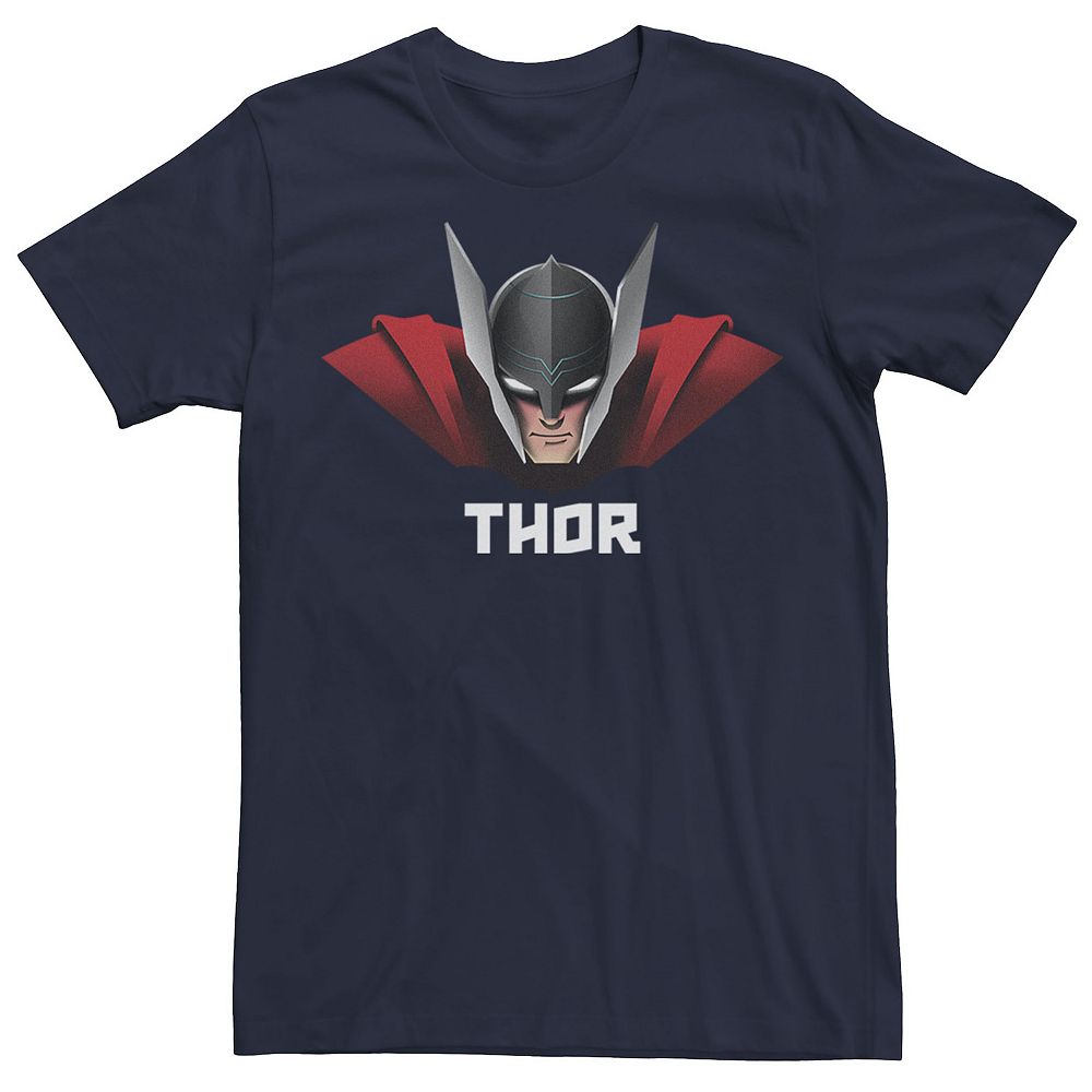 Men's Marvel Thor Abstract Halftone Portrait Tee