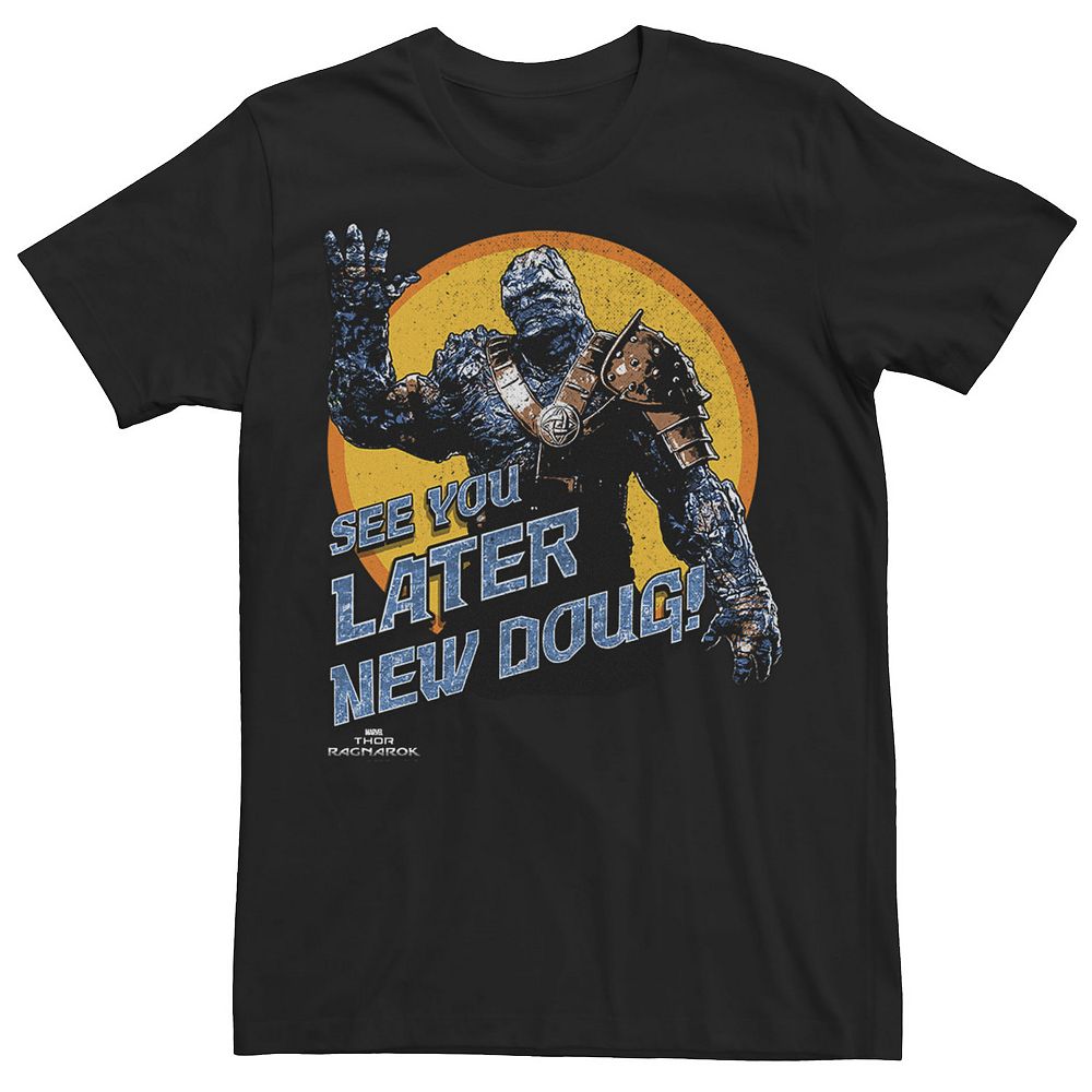 Men's Marvel Thor Ragnarok Korg Later New Doug! Tee