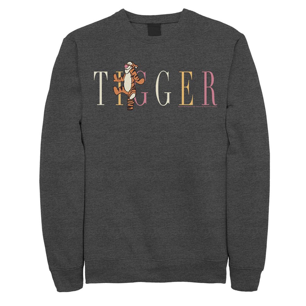 Disney's Winnie The Pooh Tigger Men's Name Title Sweatshirt