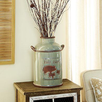 Stella & Eve Rustic Style Gray Ceramic Milk Jug