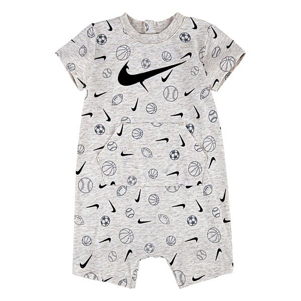 Baby Boy Nike Sports Graphics Logo Romper