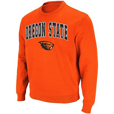 Men's Colosseum Orange Oregon State Beavers Arch & Logo Tackle Twill ...