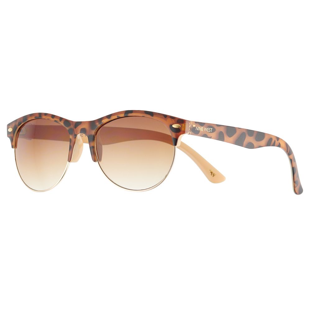 Women's Nine West Gradient Clubmaster Sunglasses