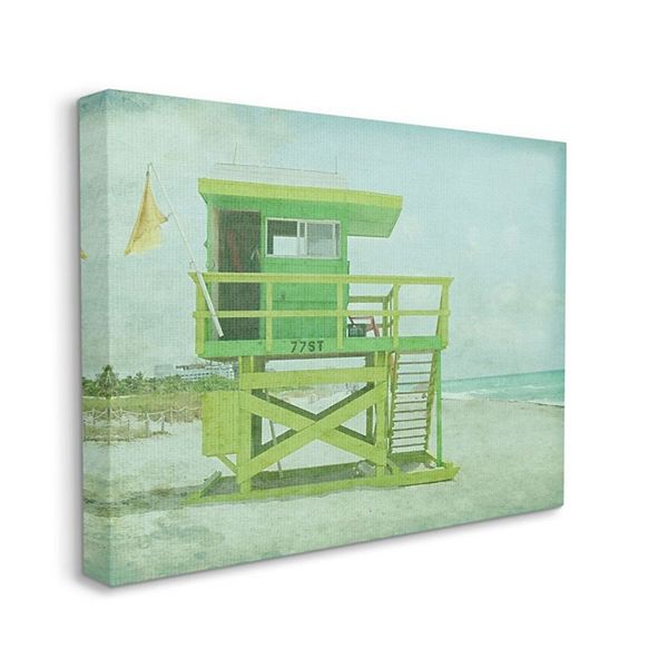 Stupell Home Decor Lifeguard Stand Canvas Wall Art